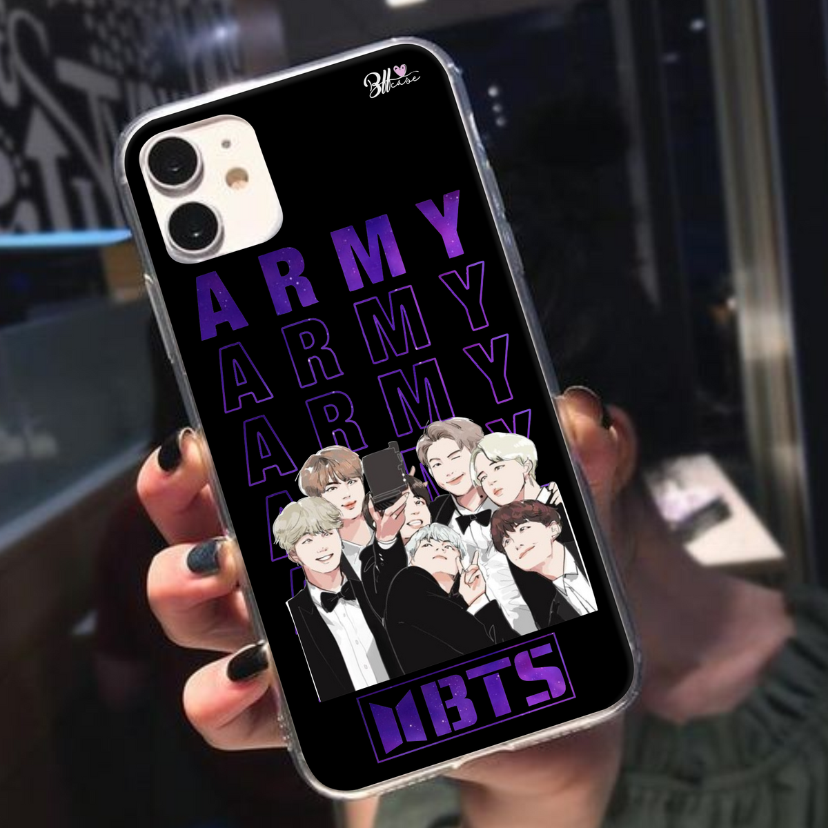 Capa Capinha BTS ARMY Black – Bffcase