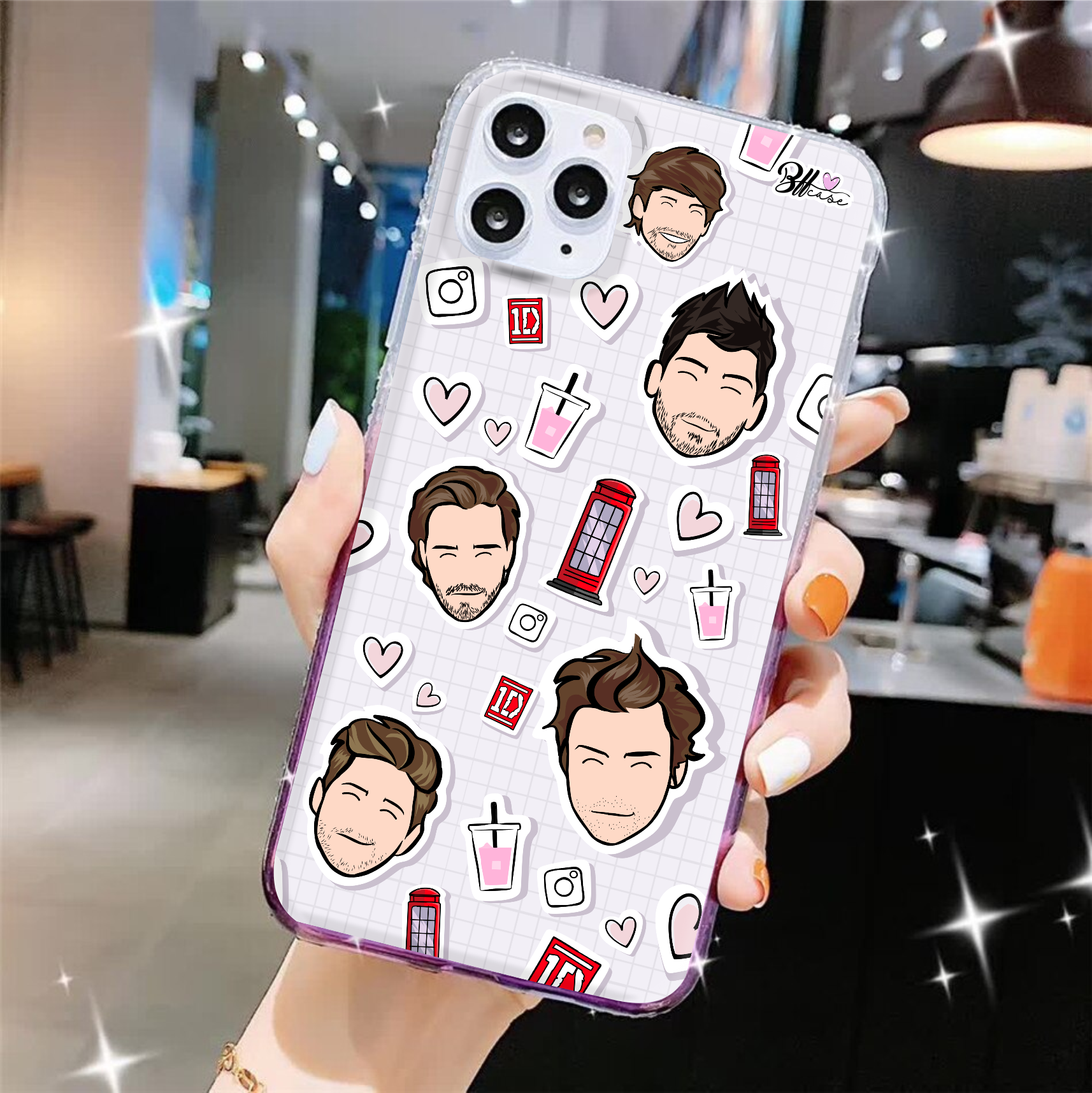 Capinha One Direction Stickers – Bffcase